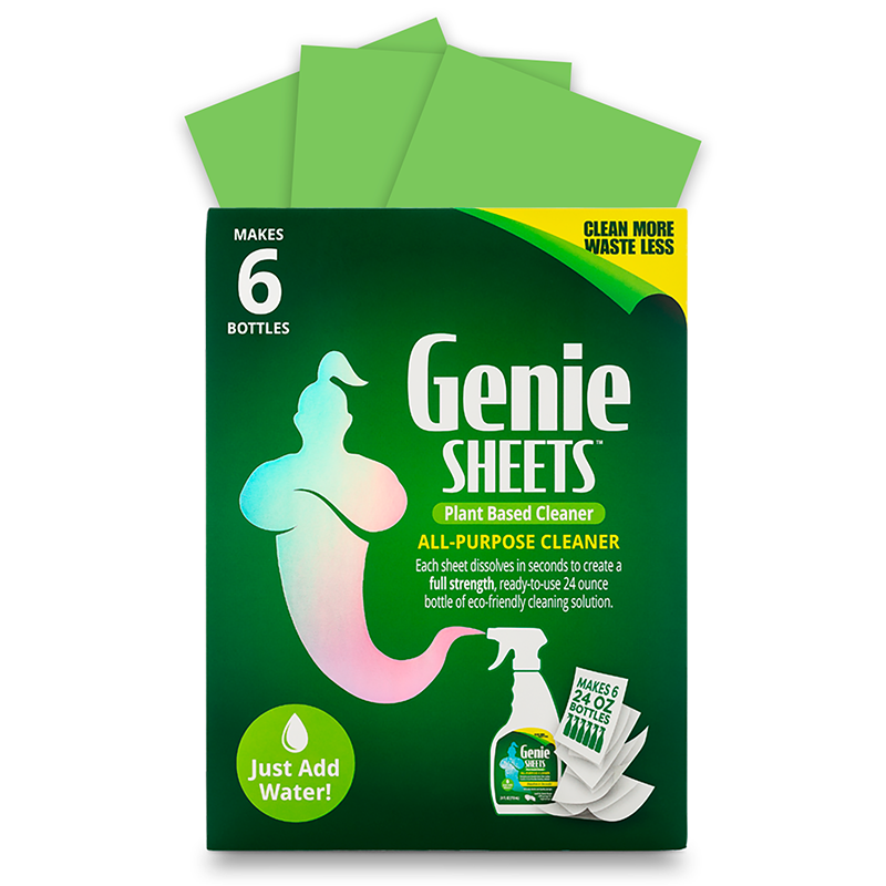 Genie Sheets - All-Purpose Cleaning Sheets - 6 per pack — Microfiber ...