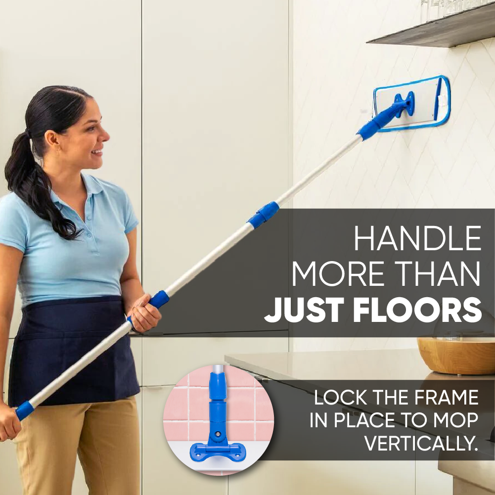 Microfiber Flat Mop System - Best Mop - Microfiber Wholesale