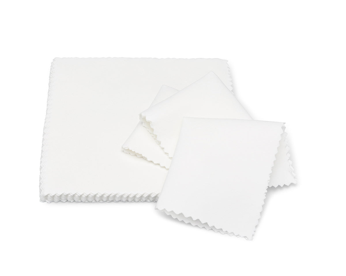 6x6 Suede Microfiber Cloth - White - Pack of 50 — Microfiber Wholesale