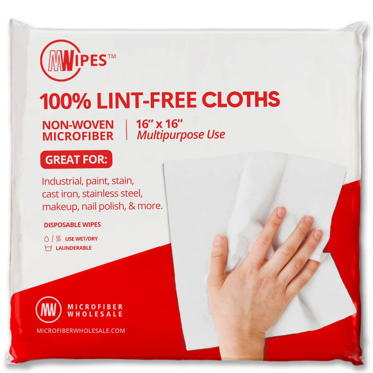 Disposable Microfiber Cleaning Cloths | Non Woven, Single Use Towels ...